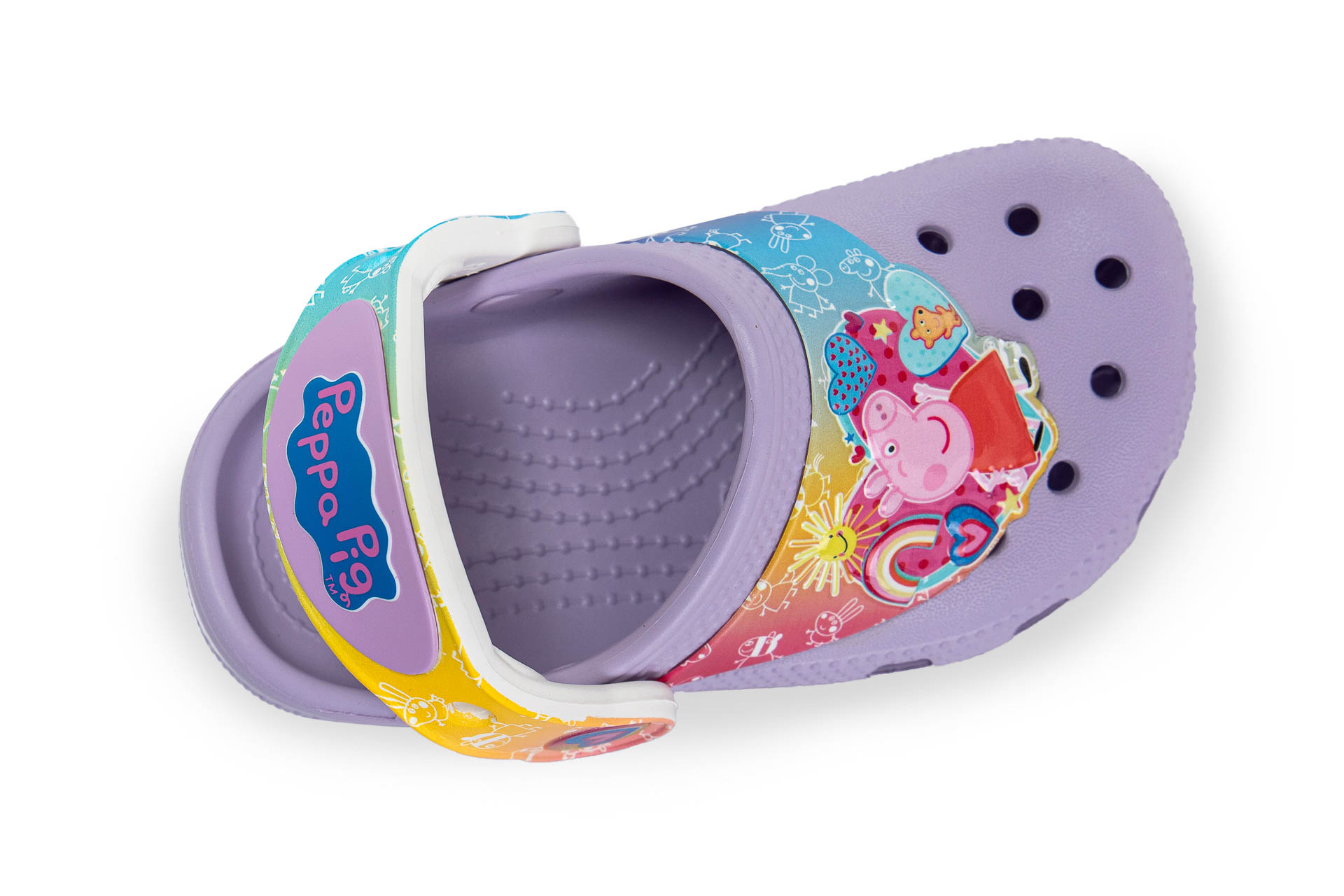 Klapki dziecięce Crocs Peppa Pig 207915-530 | 19/20