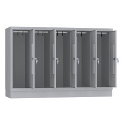Spind - 5 Abteile - Kindergartenschrank - 978x1480x480 m (HxBxT) | Höhe ...